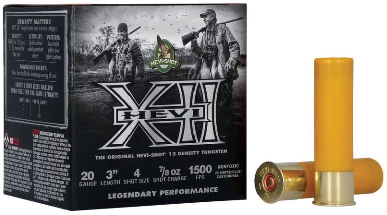 Hevi-XII 20 Gauge 3" 7/8 oz 4 Shot - Tungsten Hunting Ammo
